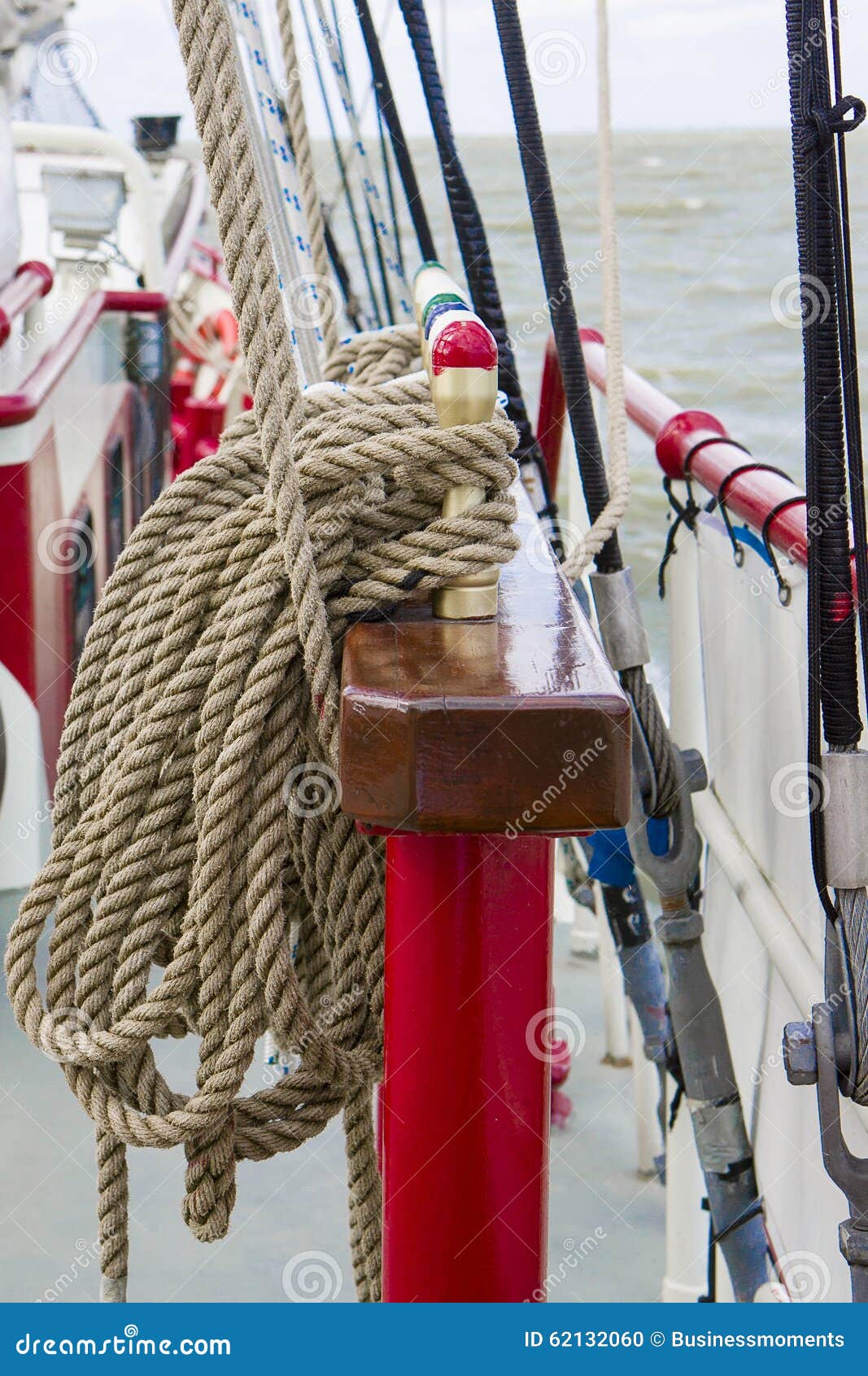 Ship hawser stock photo. Image of rail, hawser, pretty - 62132060