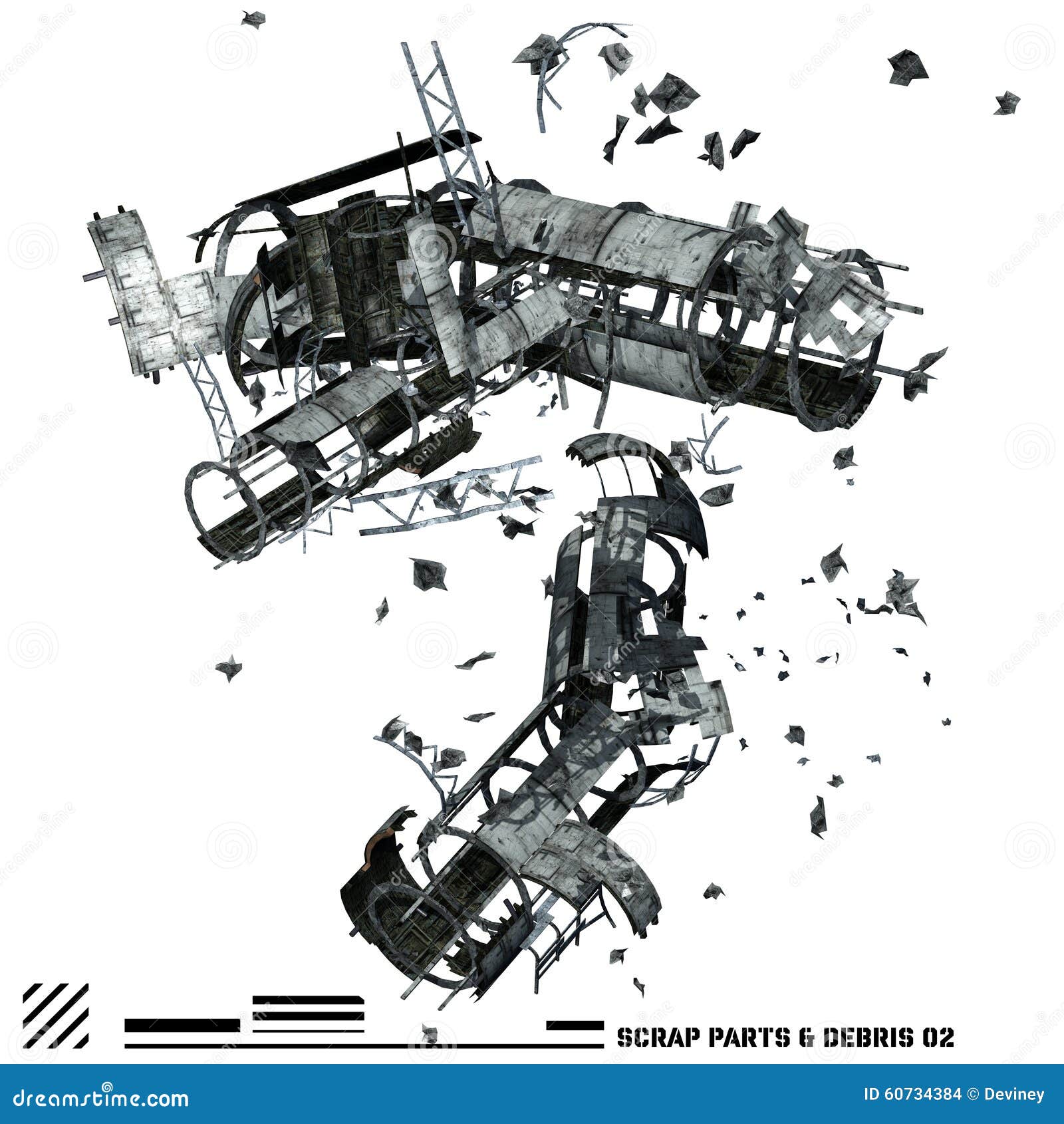 Ship hull debris stock illustration. Illustration of trash - 60734384