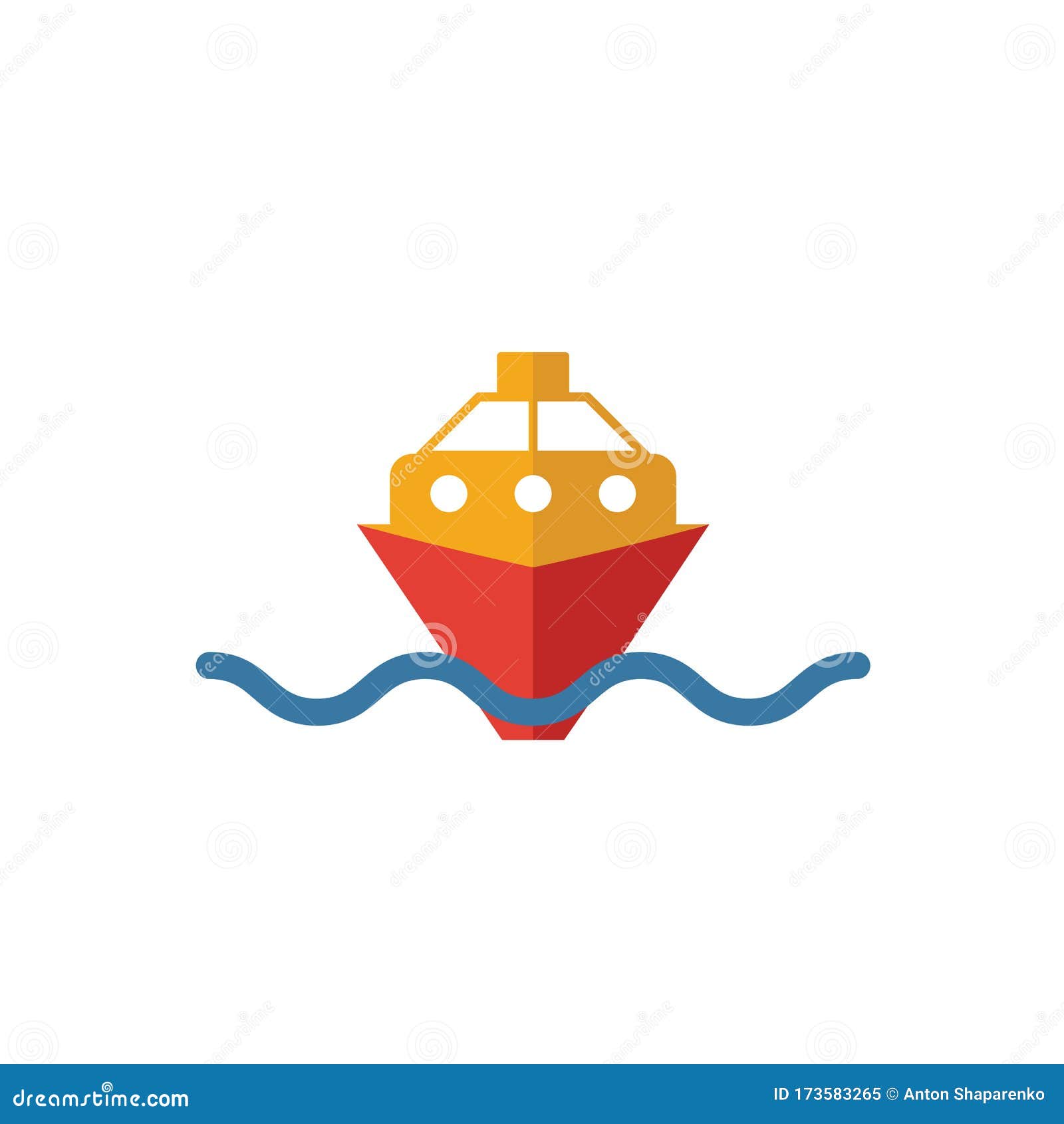 Ship Icon. Simple Element from Transport Icons Collection Stock ...