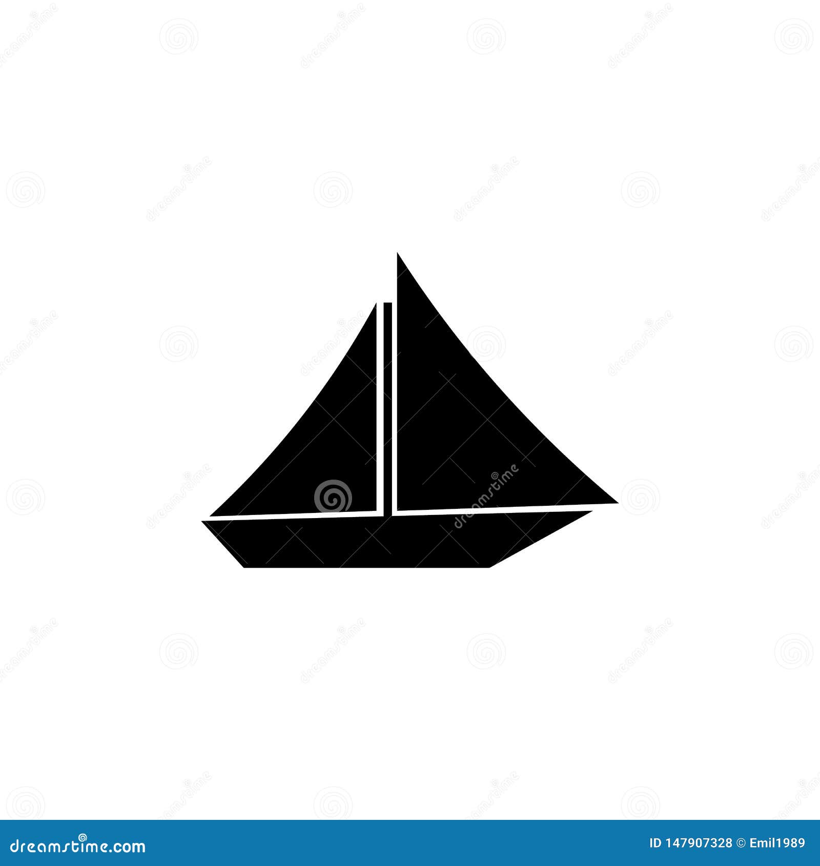 Ship Icon Symbol Vector Eps10 Stock Illustration - Illustration of ...