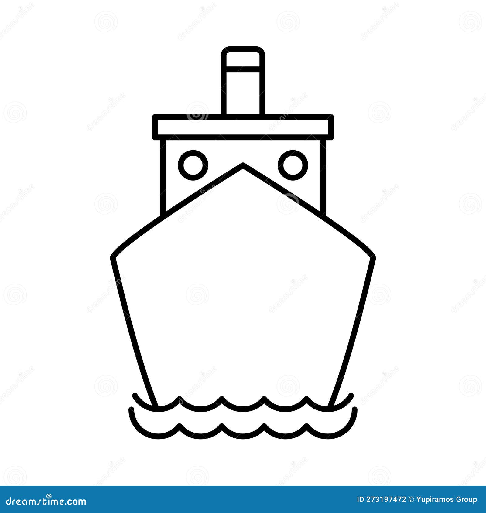 Ship icon image stock vector. Illustration of vacation - 273197472