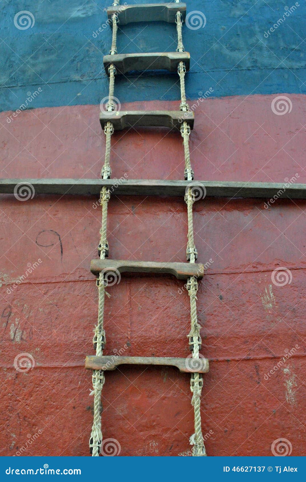 Ship Ladder stock image. Image of metal, rusty, ship - 46627137