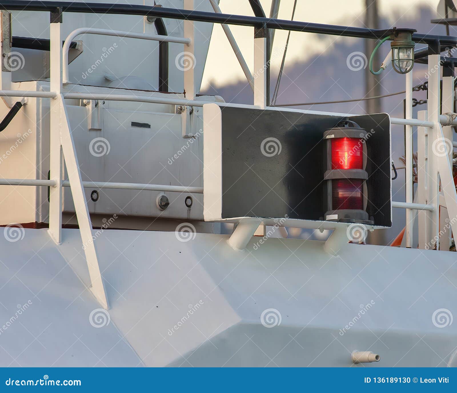 Ship Lights, Red Lights, Lights Bokeh Stock Photo - Image of coastline ...
