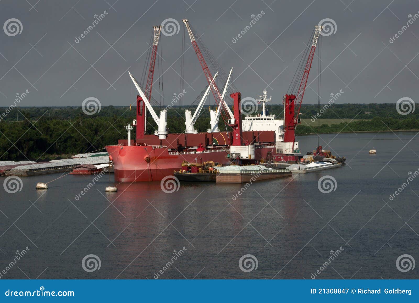 Ship Loading stock image. Image of industrial, goods - 21308847
