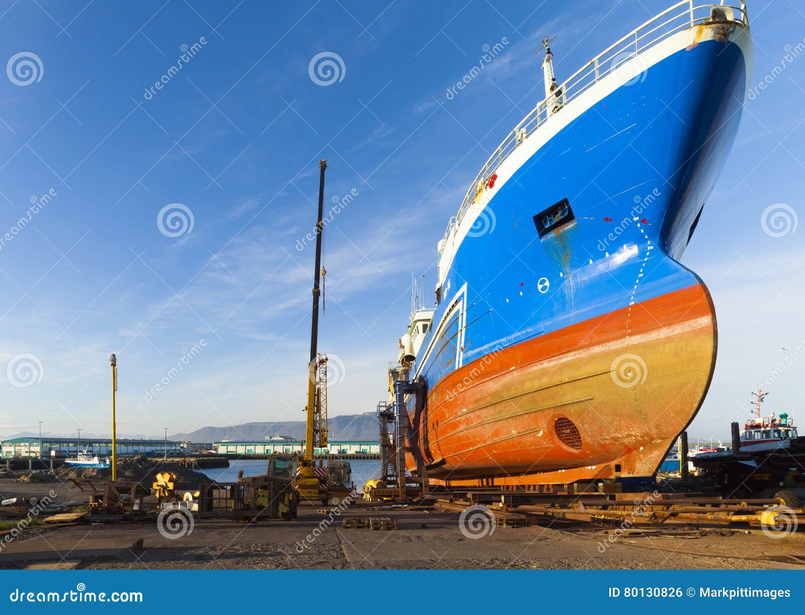 Ship maintenance stock photo. Image of maintenance, industrial - 80130826