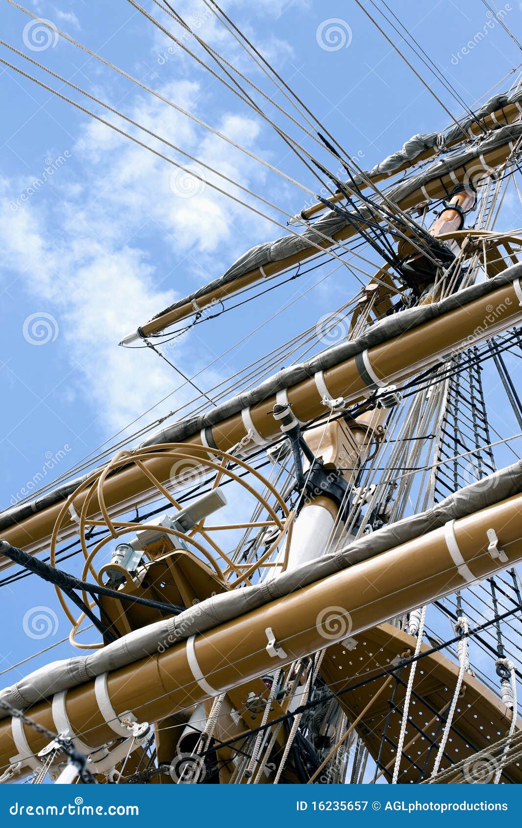 Ship mast stock image. Image of cloud, frigate, marine - 16235657