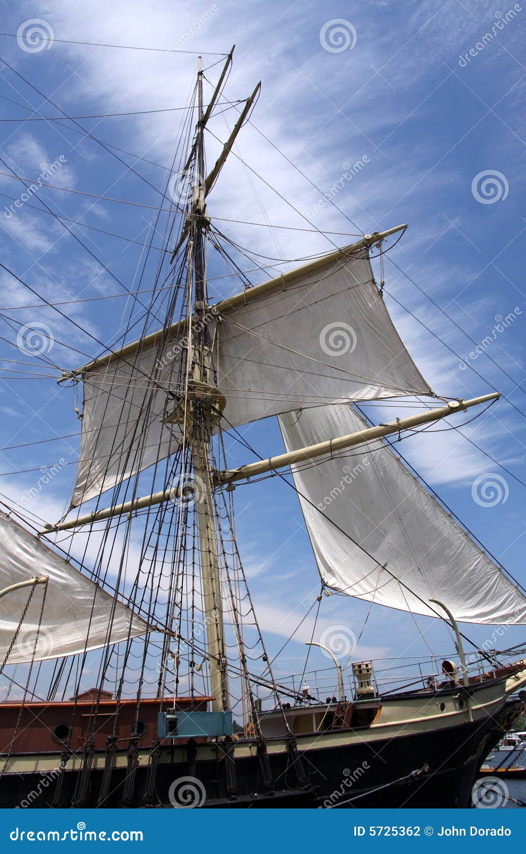 Ship mast stock photo. Image of ship, vintage, rigging - 5725362