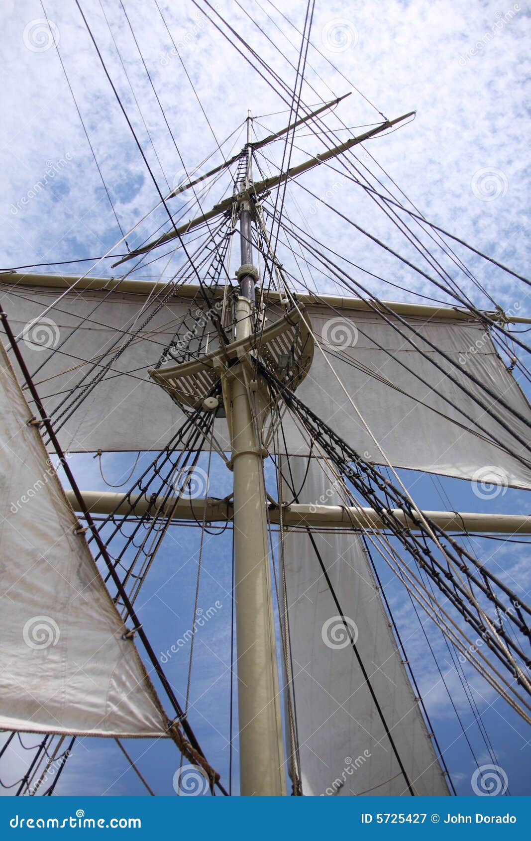 Ship mast stock image. Image of boom, mast, tall, wind - 5725427
