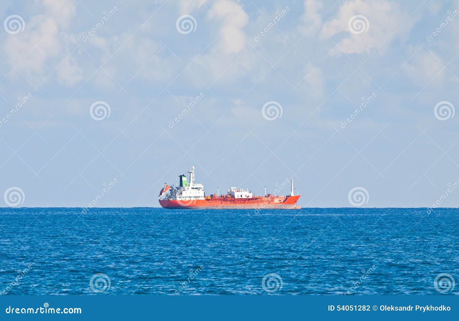 Ship in Mediterranean Sea Near Cyprus Stock Photo - Image of color ...