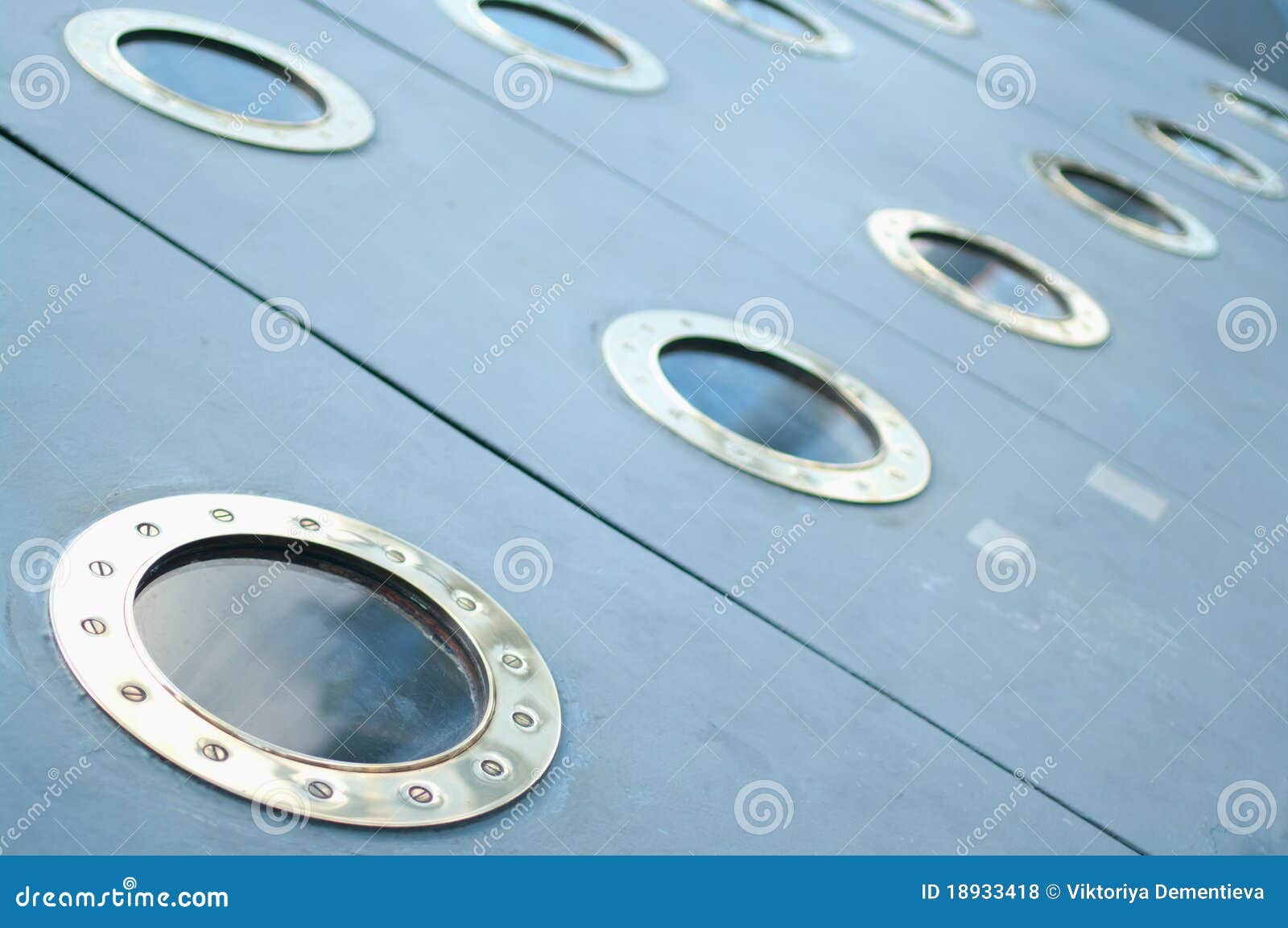 Ship metal windows stock photo. Image of ship, boat, marine - 18933418