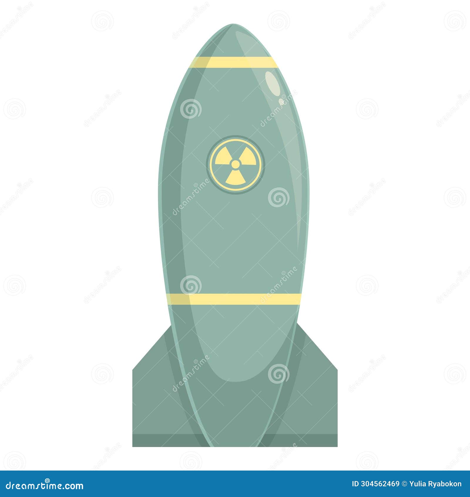 Ship Military Nuclear Icon Cartoon Vector. War Fire Blast Stock Vector ...