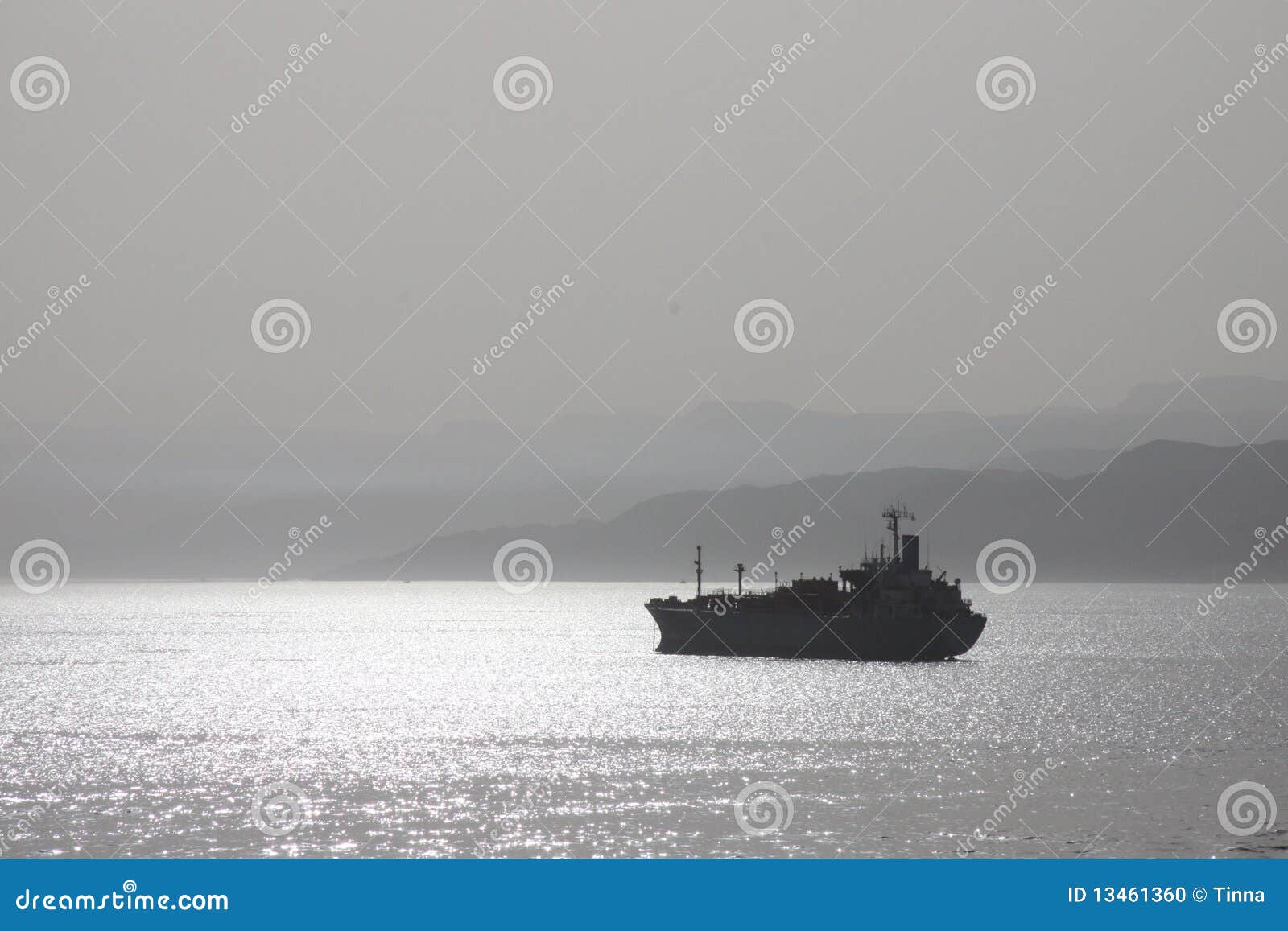 Ship in mist stock photo. Image of misty, docked, evening - 13461360