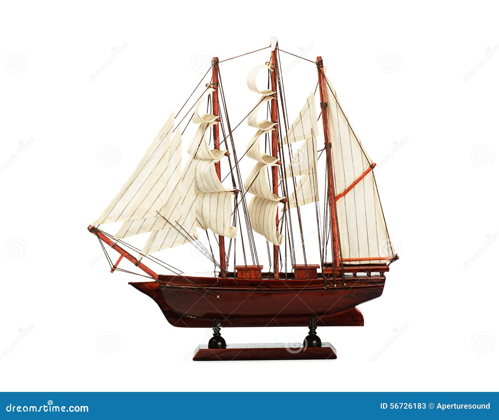 Ship model stock image. Image of history, deck, material - 56726183