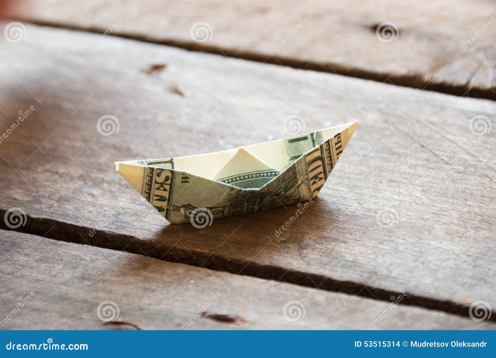 Ship with money stock photo. Image of dollar, objects - 53515314