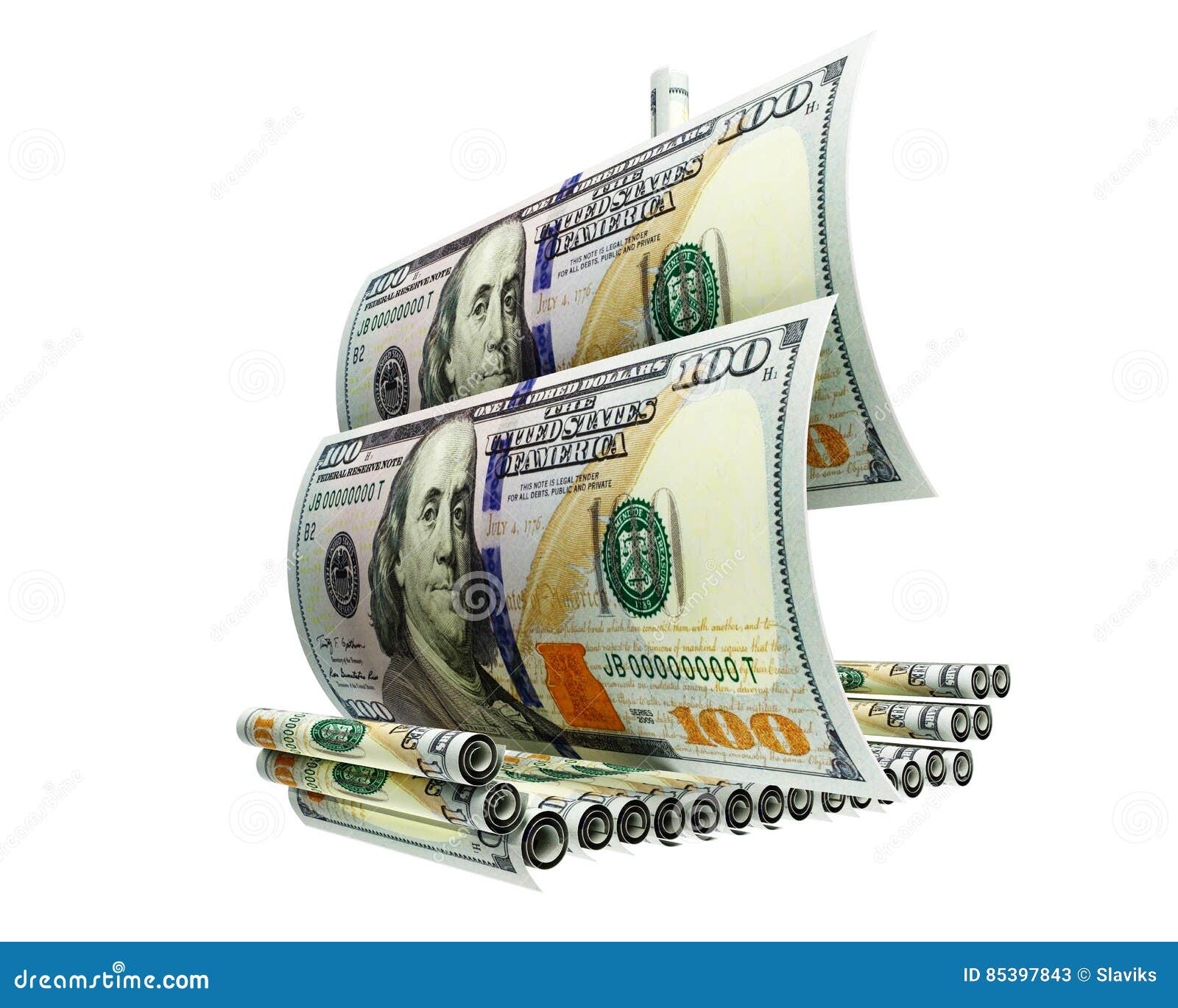 Ship with money stock image. Image of cruise, metaphors - 85397843