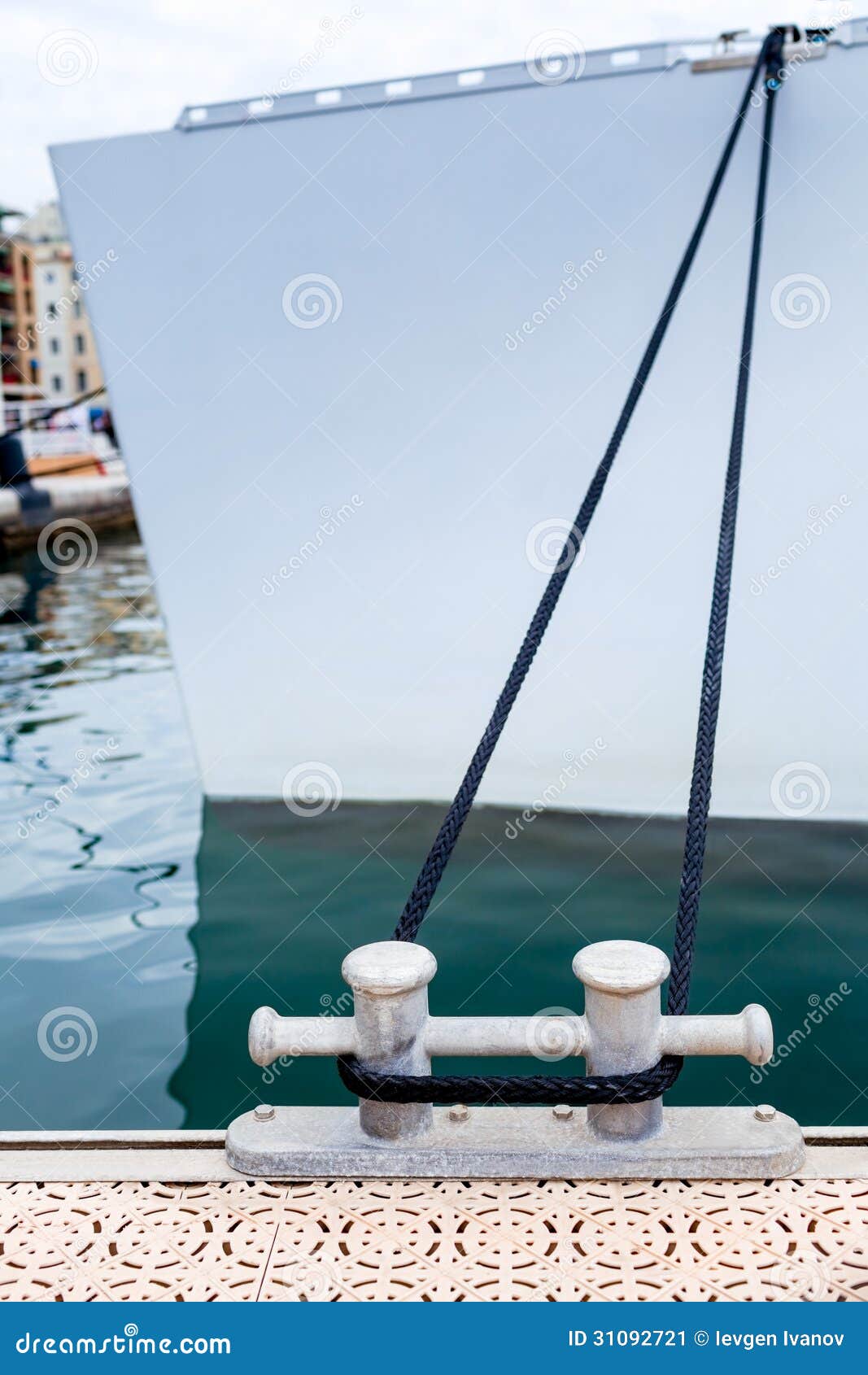 Ship moored in harbor stock image. Image of harbor, travelling - 31092721