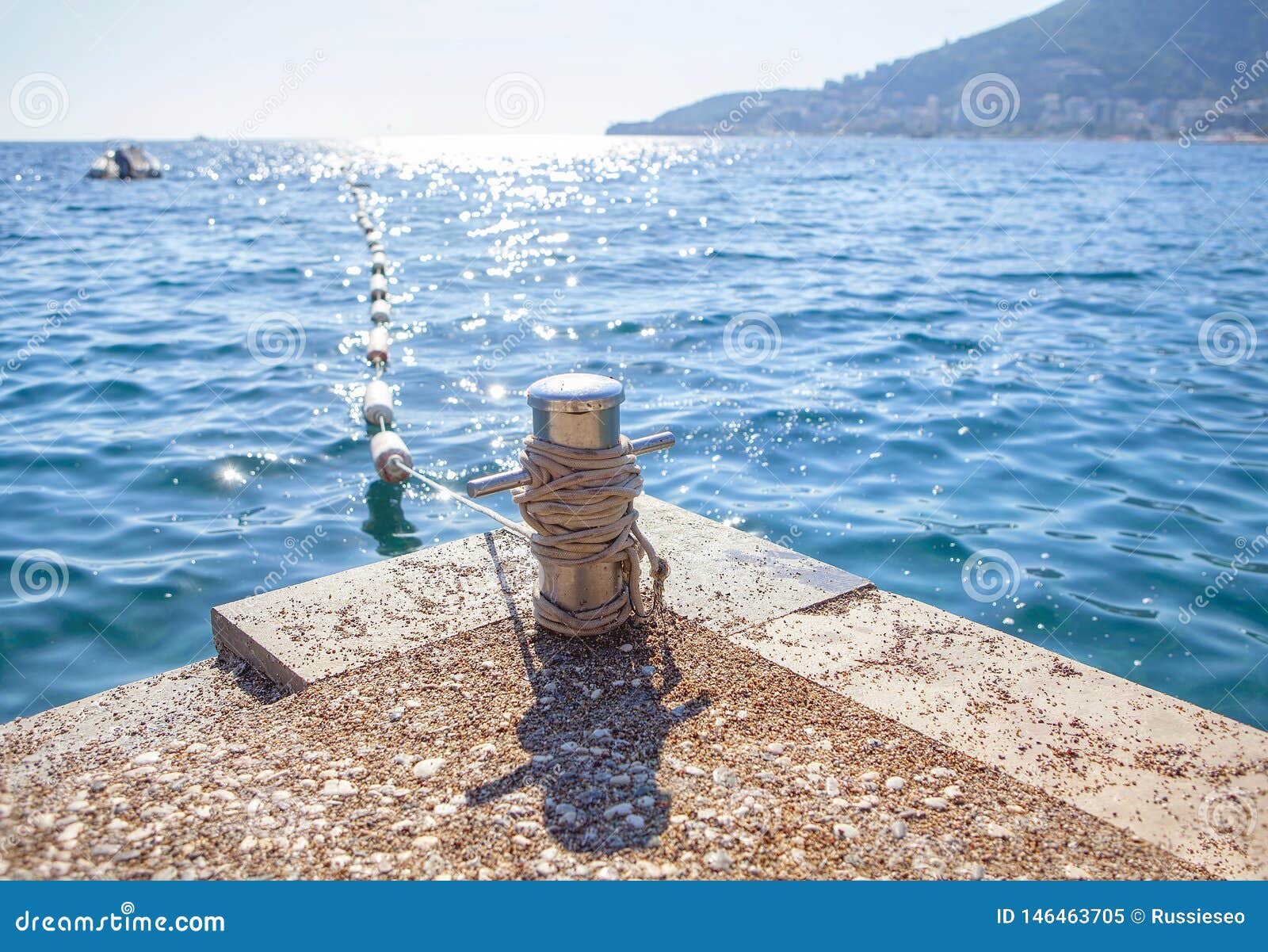 Ship mooring place stock image. Image of architecture - 146463705