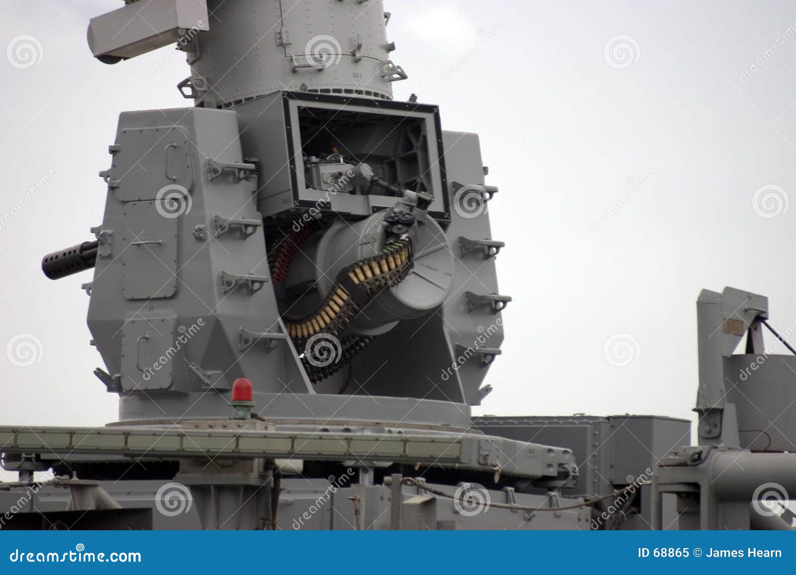 Ship mounted cannon. stock image. Image of bullet, navy - 68865