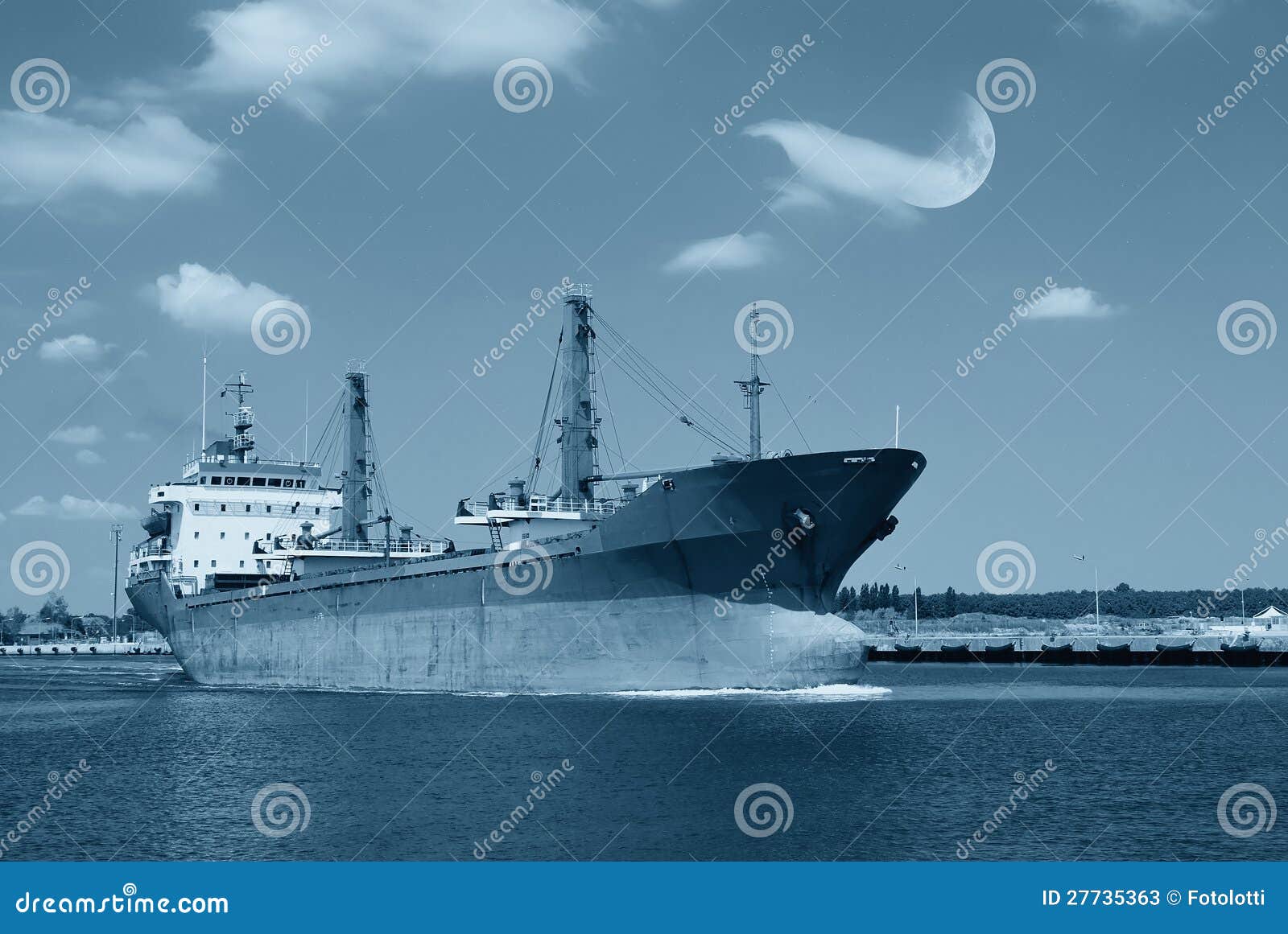 Ship near the pier stock image. Image of port, ship, transport - 27735363