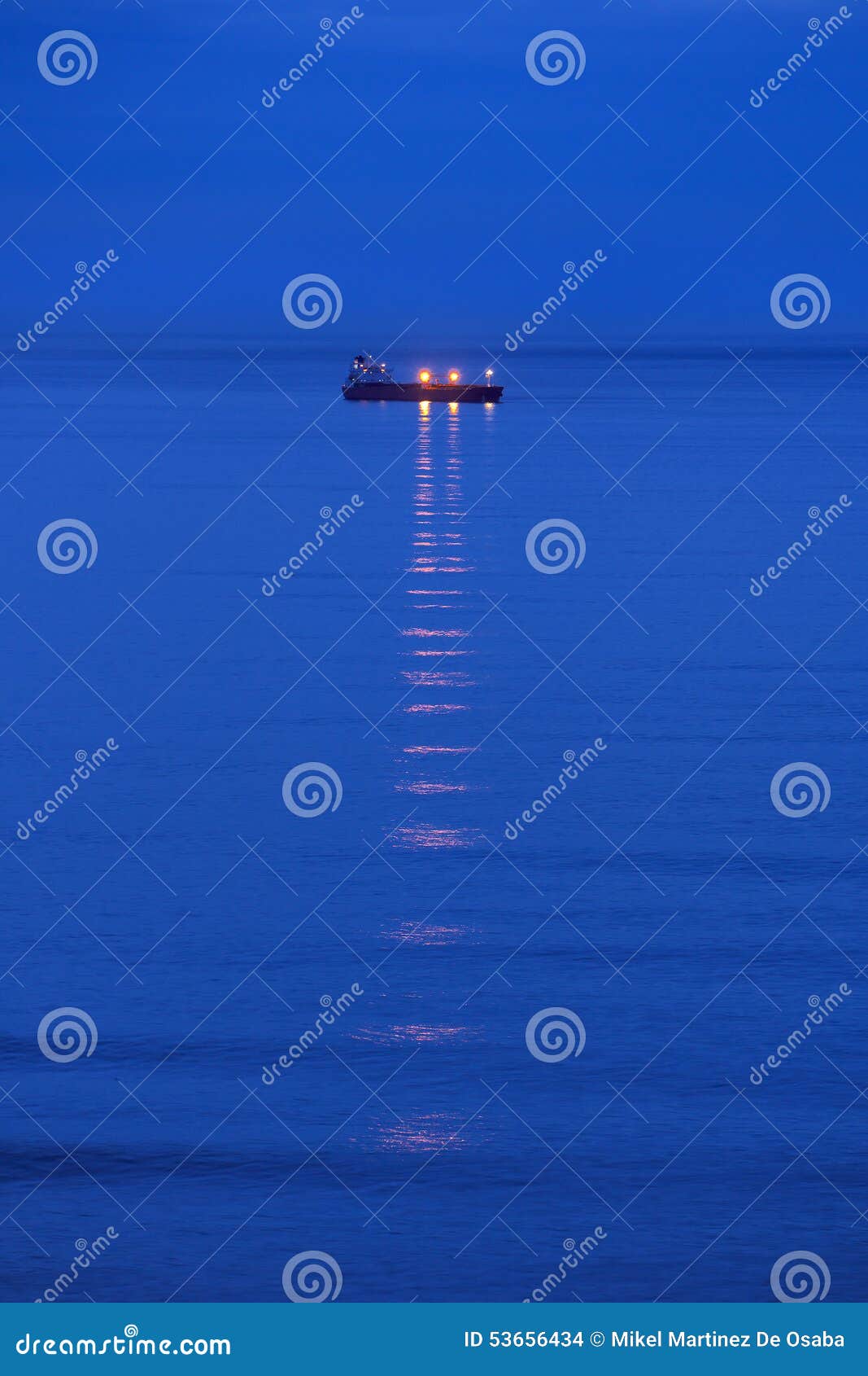 Ship at night stock photo. Image of illuminated, shipping - 53656434
