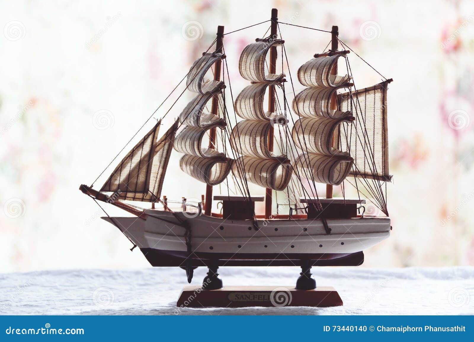 Ship stock photo. Image of small, boat, boatmodel, object - 73440140
