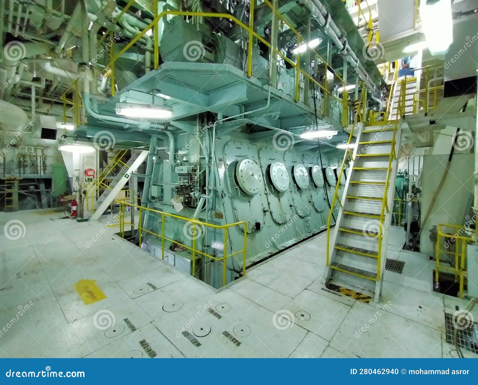 Ship Ocean Engine Work Seaman Stock Photo - Image of seaman, ocean ...