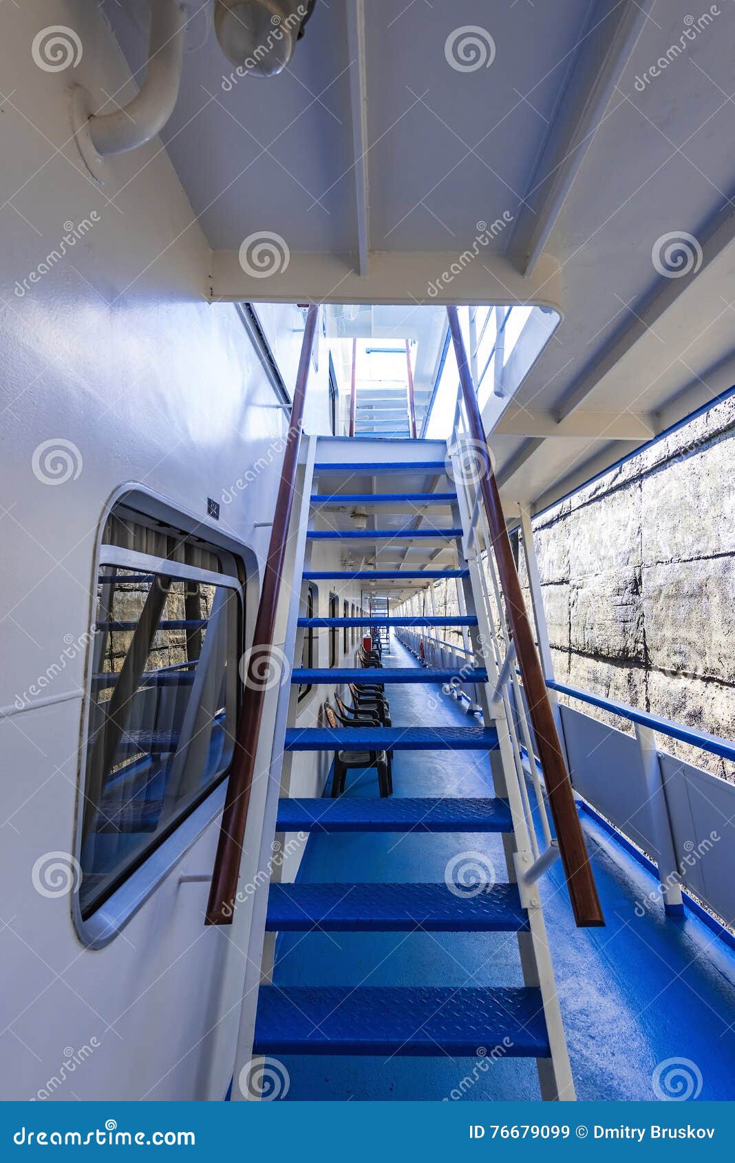 Ship passes gateways stock image. Image of vacation, work - 76679099