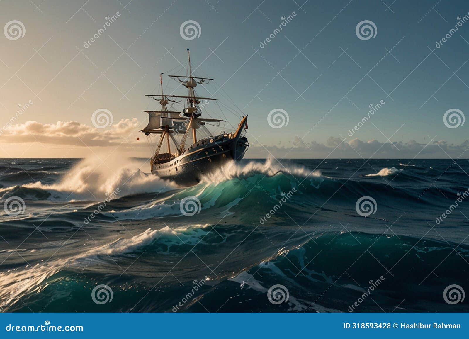 A Ship Photo ,running in the Ocean Wave 2 Stock Photo - Image of ship ...