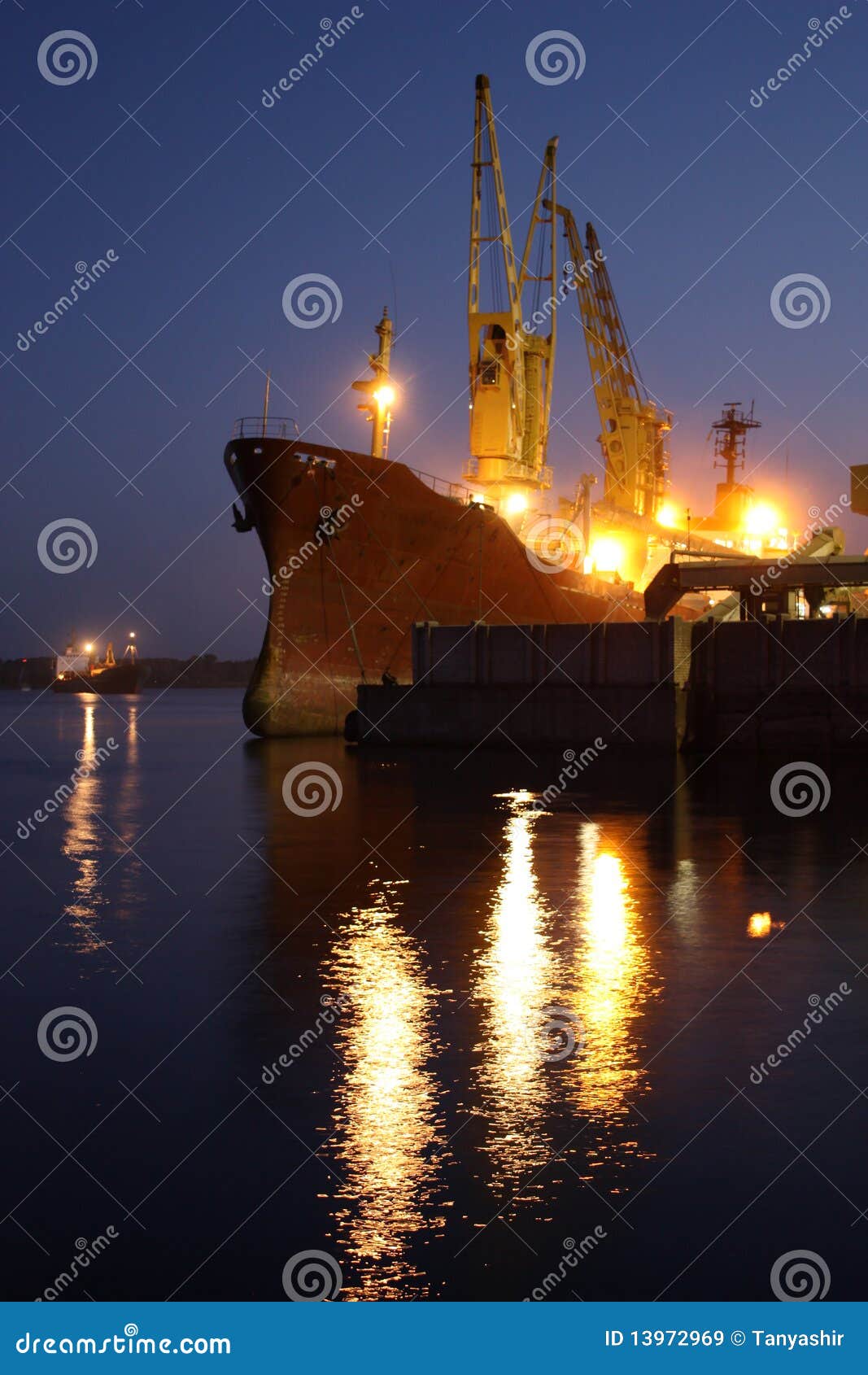 Ship port stock image. Image of deck, cargo, transport - 13972969