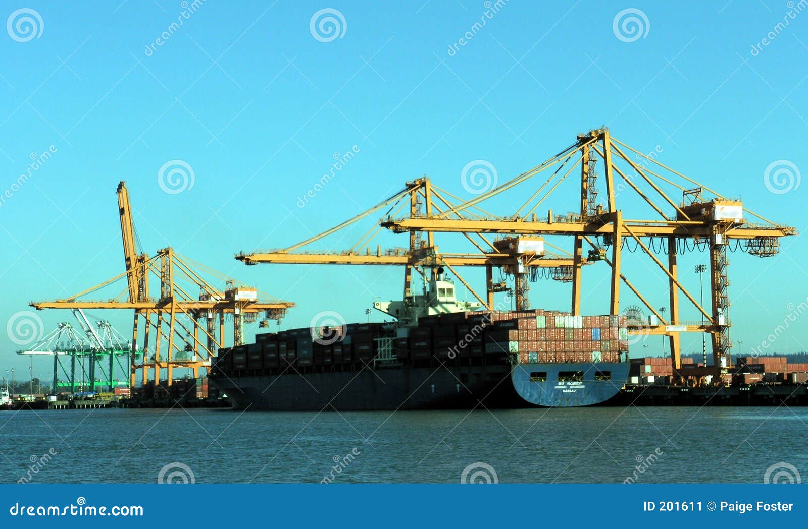 Ship at Port stock image. Image of port, water, ocean, industrial - 201611