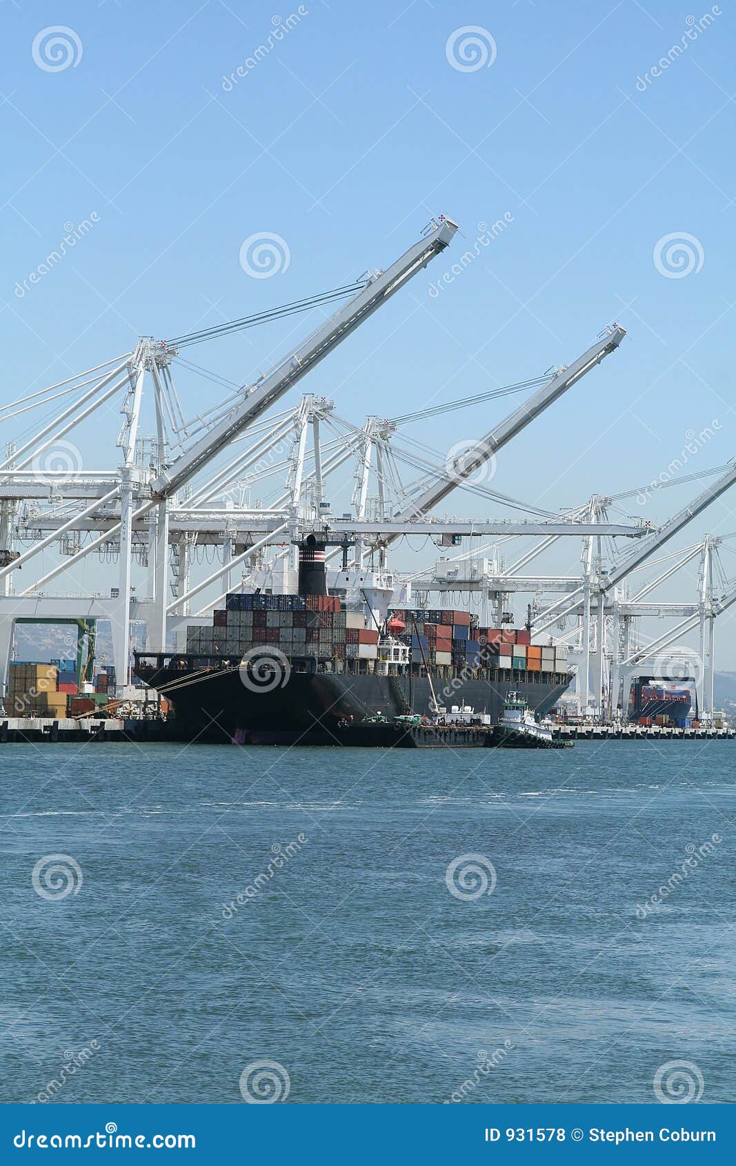 Ship at Port stock photo. Image of harbour, freight, bulk - 931578