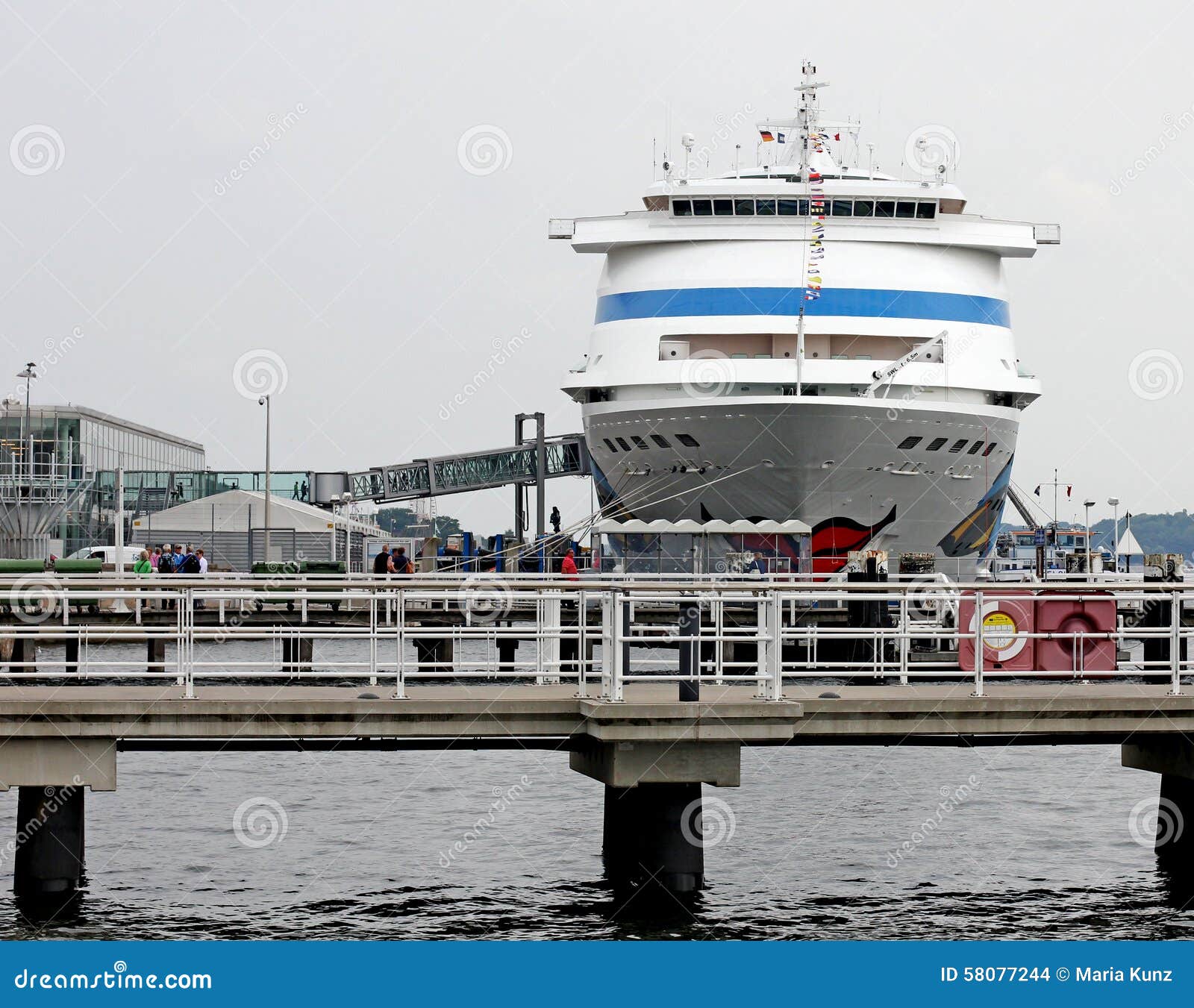 Ship in the port of Kiel editorial stock image. Image of week - 58077244