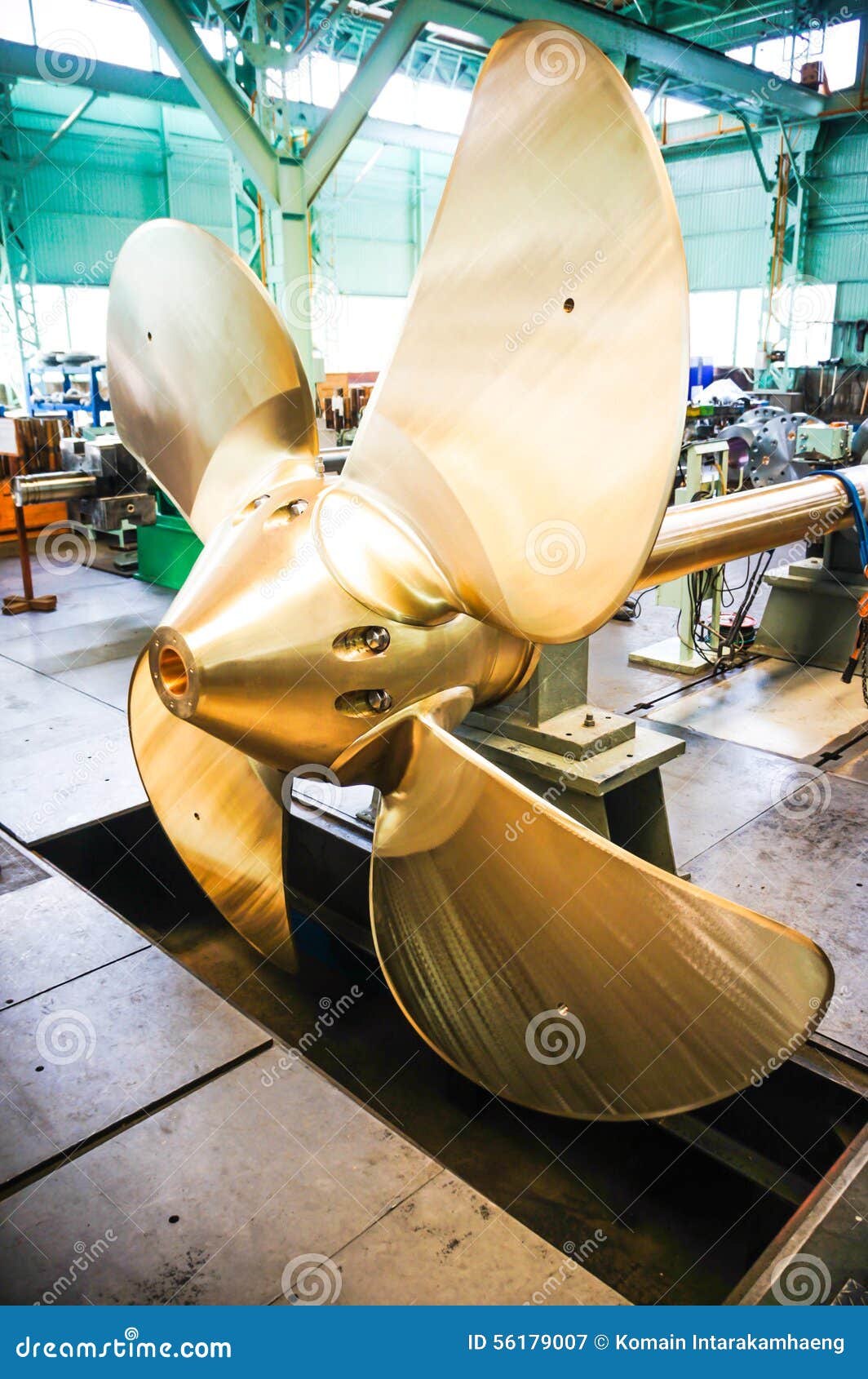 Ship Propeller stock image. Image of built, metal, manufacturing - 56179007