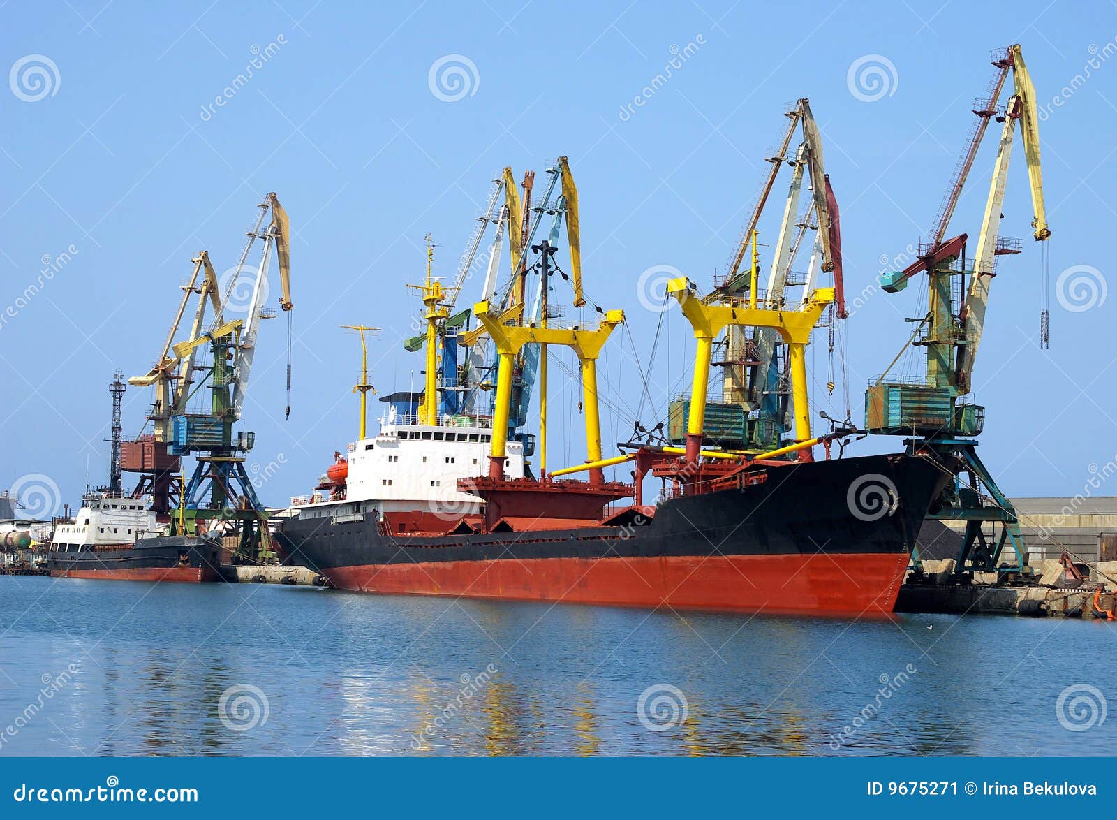 Ship beside quay stock image. Image of harbor, ship, dock - 9675271