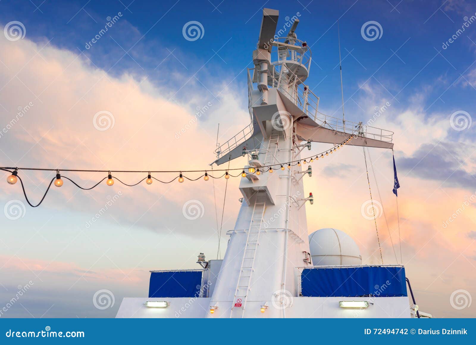 Ship radar tower stock photo. Image of naval, equipment - 72494742