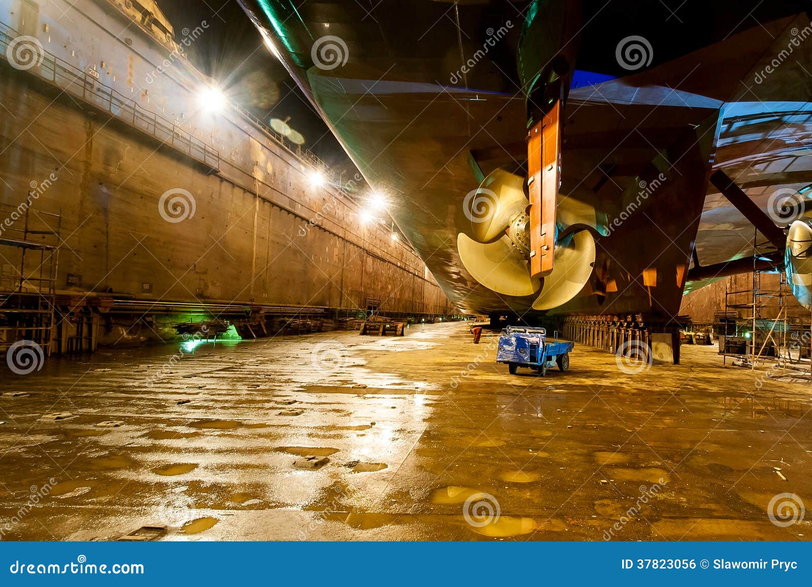 Ship repair stock photo. Image of external, business - 37823056