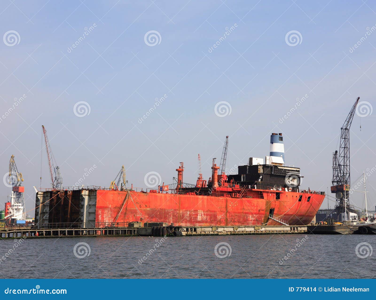 Ship repair stock photo. Image of halve, health, amsterdam - 779414