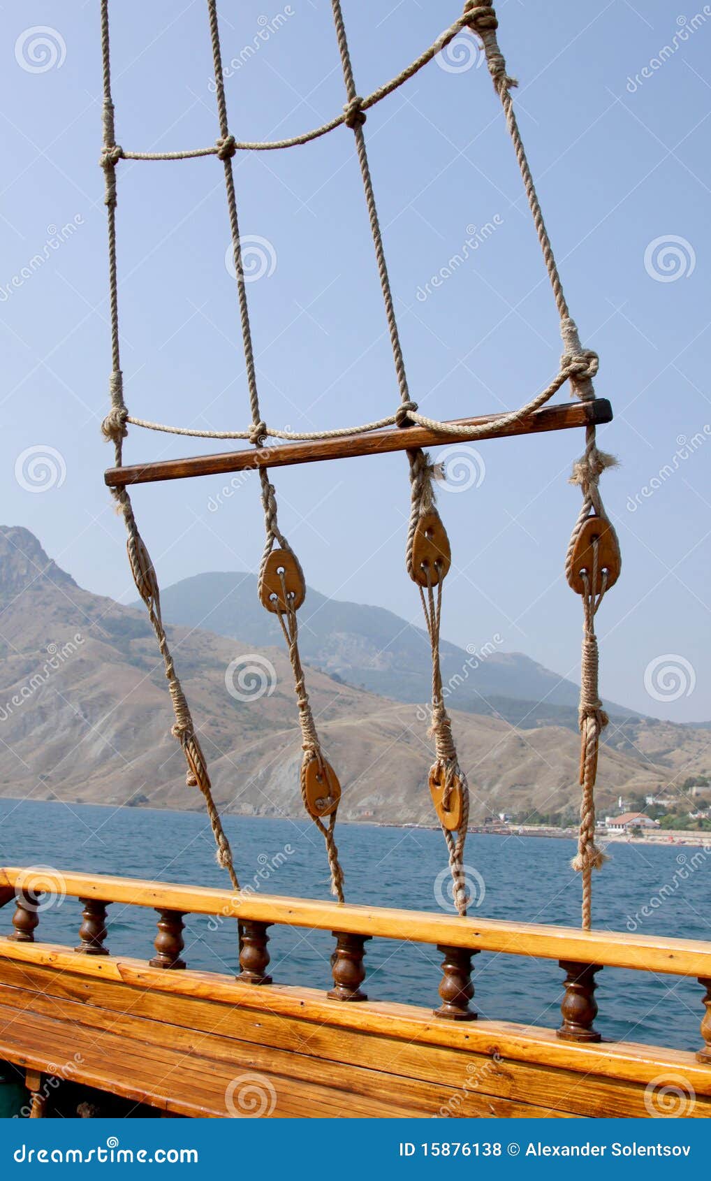 Ship rigging stock photo. Image of antique, rigging, vessel - 15876138