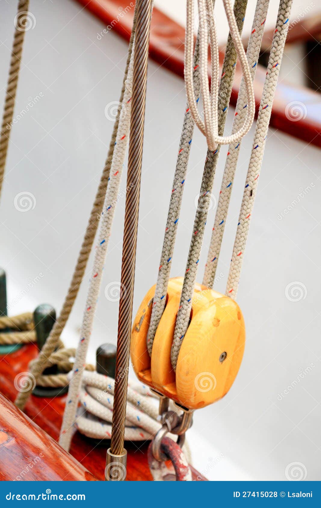 Ship rigging on old yacht stock photo. Image of masts - 27415028
