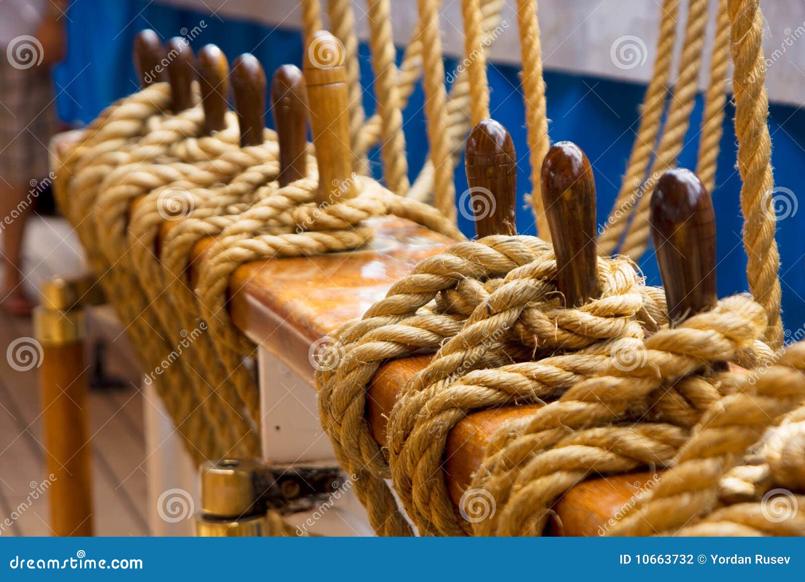 Ship rope stock photo. Image of boats, sailboat, secured - 10663732