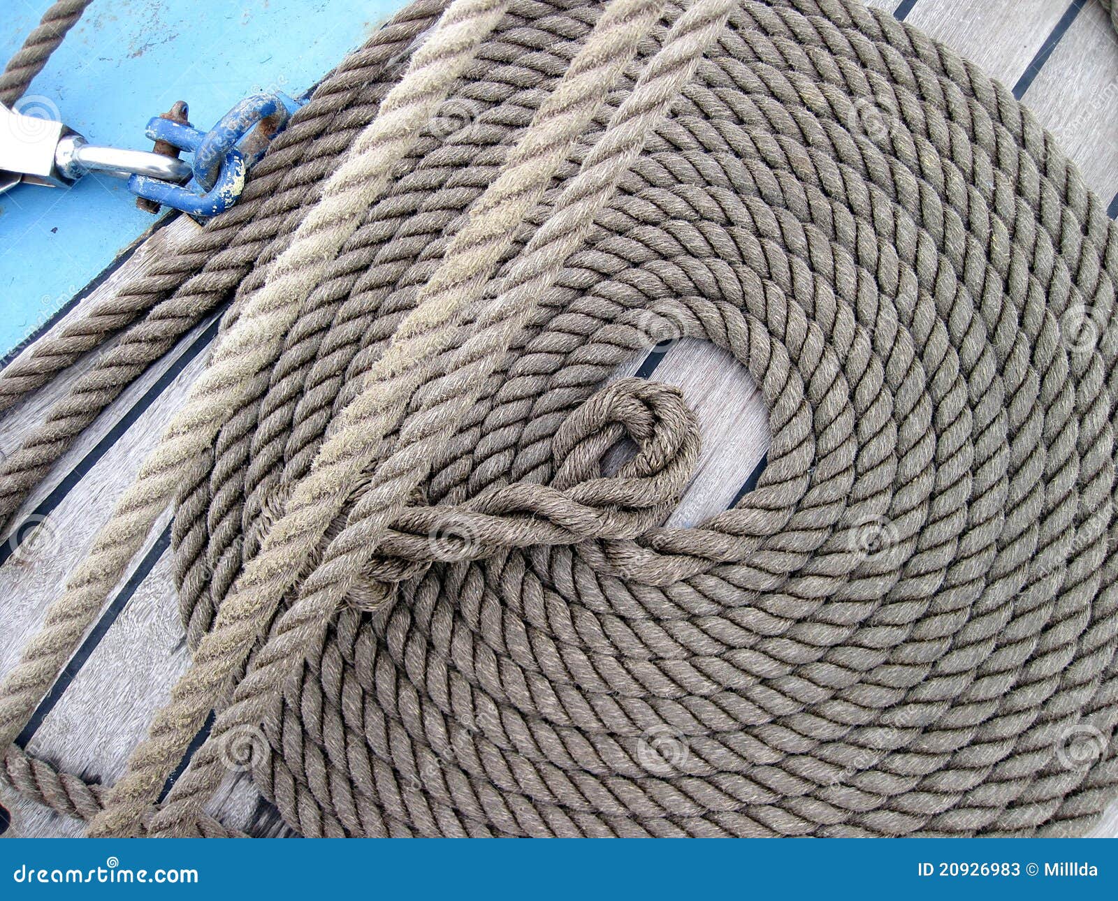 Ship rope stock image. Image of yachting, water, outside - 20926983
