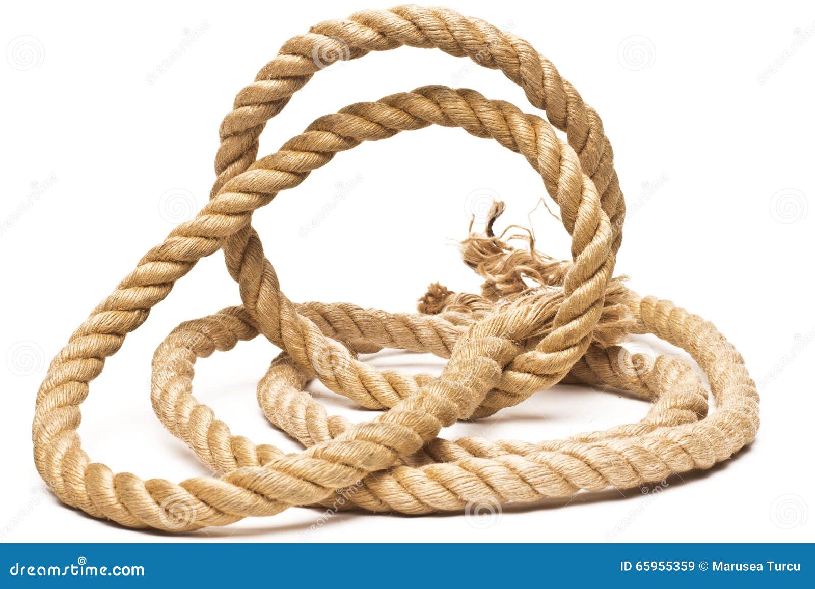 Ship Rope and Knot Isolated Stock Image - Image of gibbet, roll: 65955359
