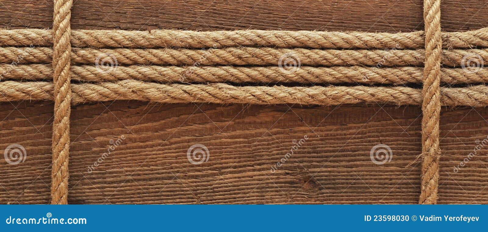 Ship Rope and Old Wood Background Stock Photo - Image of connection ...