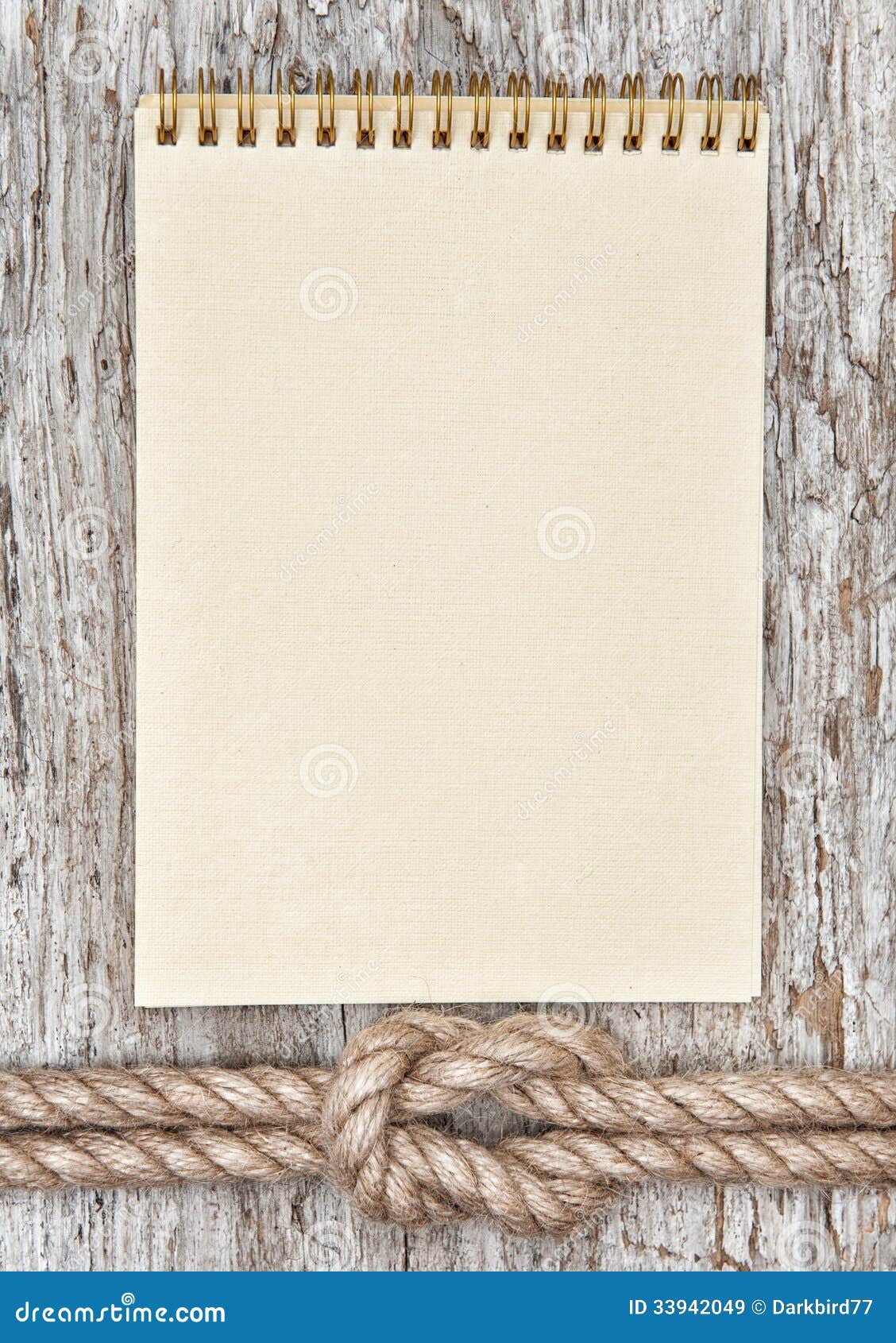 Spiral Ship Rope Lying Down On Dark Brown Deck As Background Texture ...