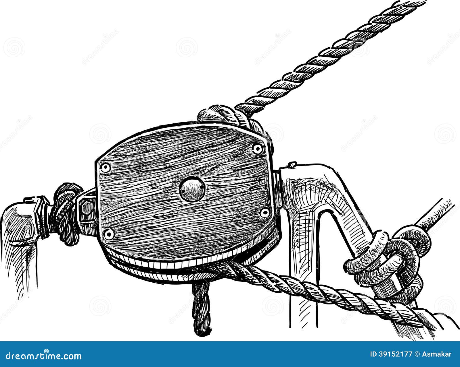 Rigging Of A Sailing Ship `Kruzenshtern` Stock Photo | CartoonDealer ...