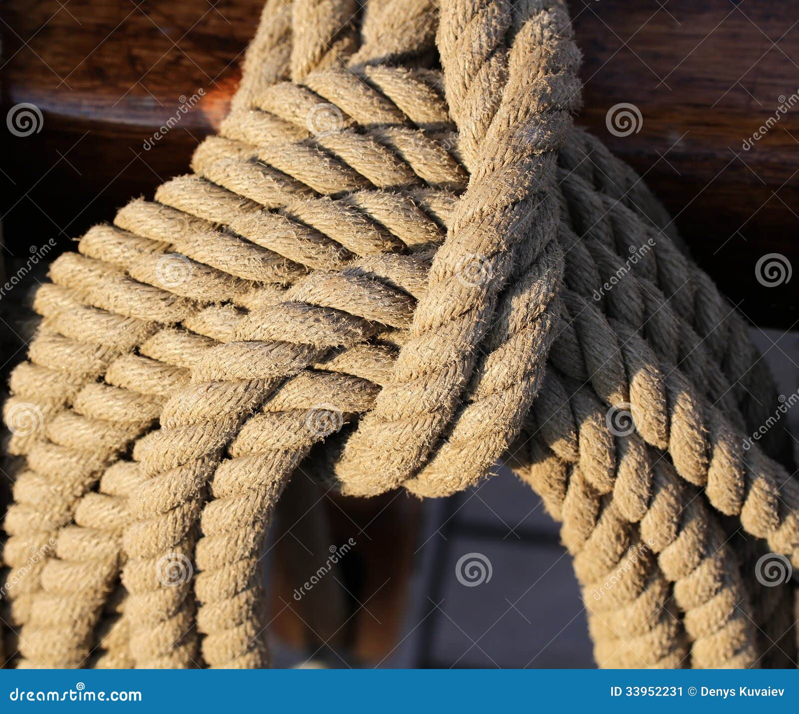 Ship ropes stock image. Image of cord, plank, board, cable - 33952231