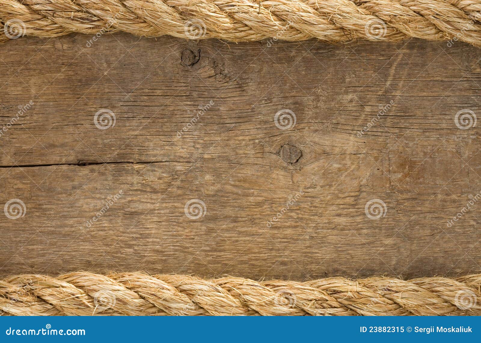 Ship Ropes Borders on Wood Background Stock Image - Image of ...