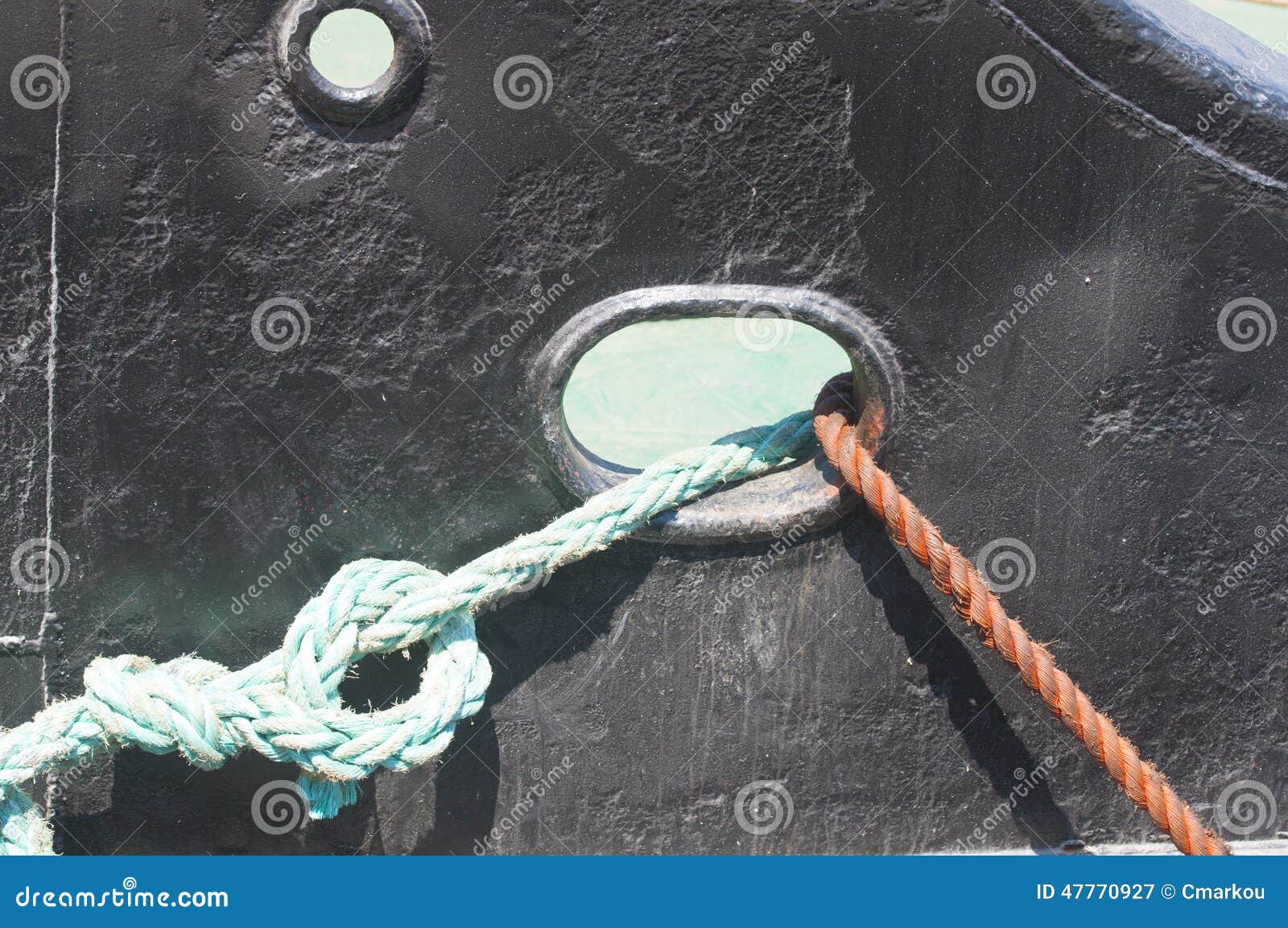 Ship ropes stock image. Image of knot, infrastructure - 47770927