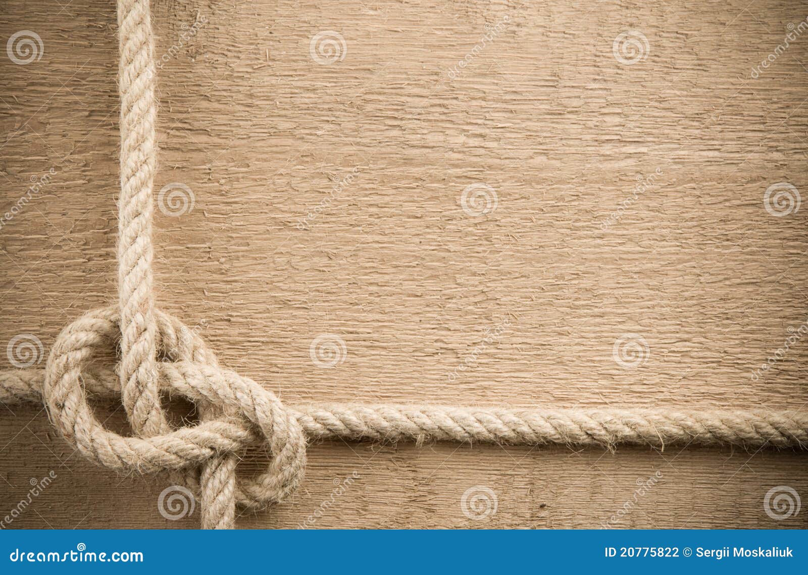 Ship Ropes on Wood Background Stock Photo - Image of loop, rough: 20775822