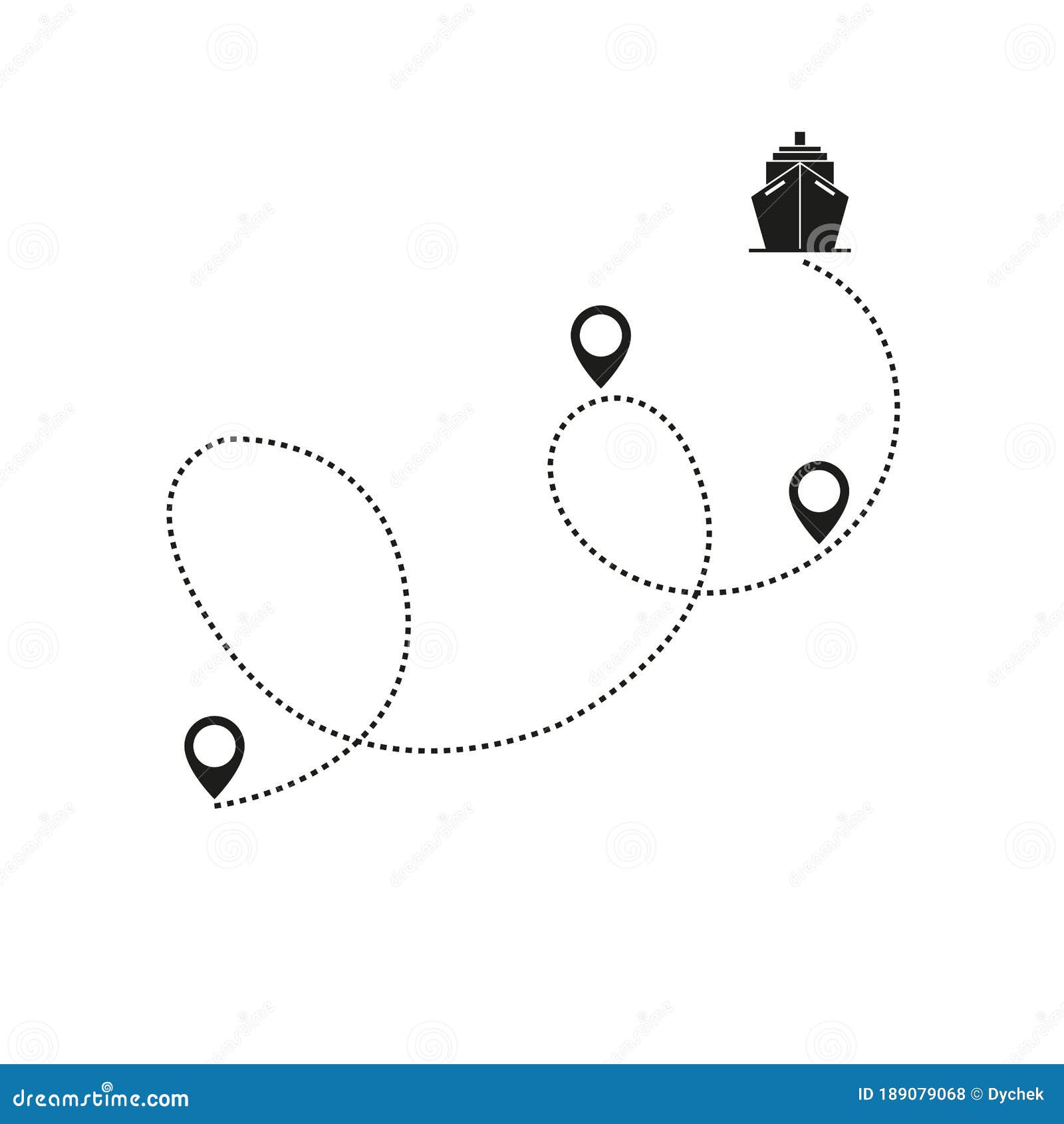 The Ship on the Route with a Pointer. International Transportation and ...